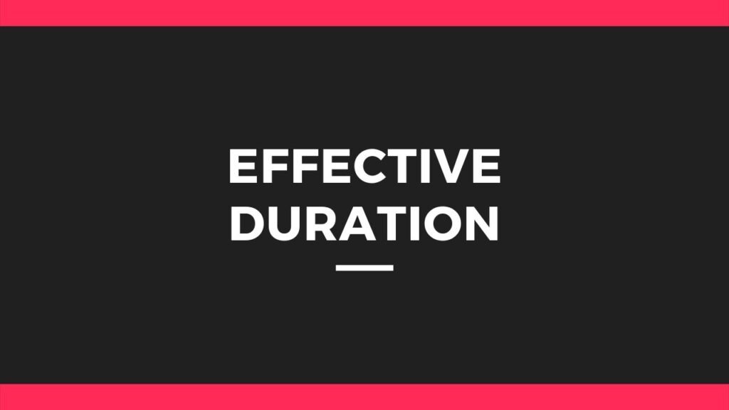 The Concept of Effective Duration - Finance Reference