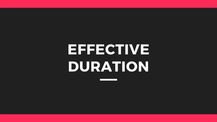 The Concept of Effective Duration - Finance Reference