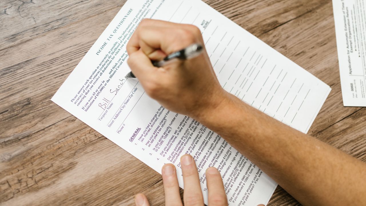 Form 1045 - Finance Reference