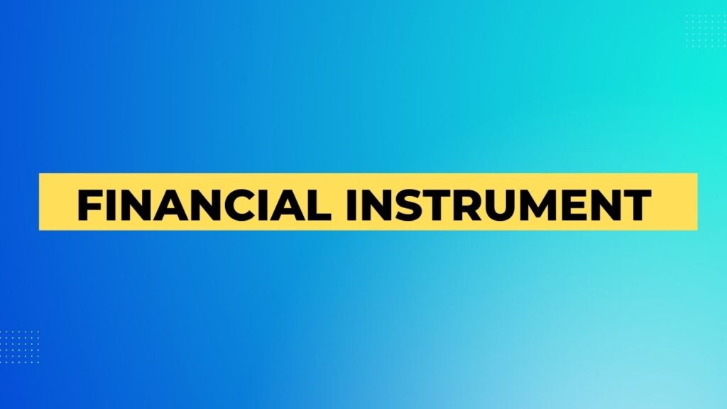 Financial Instrument - Finance Reference